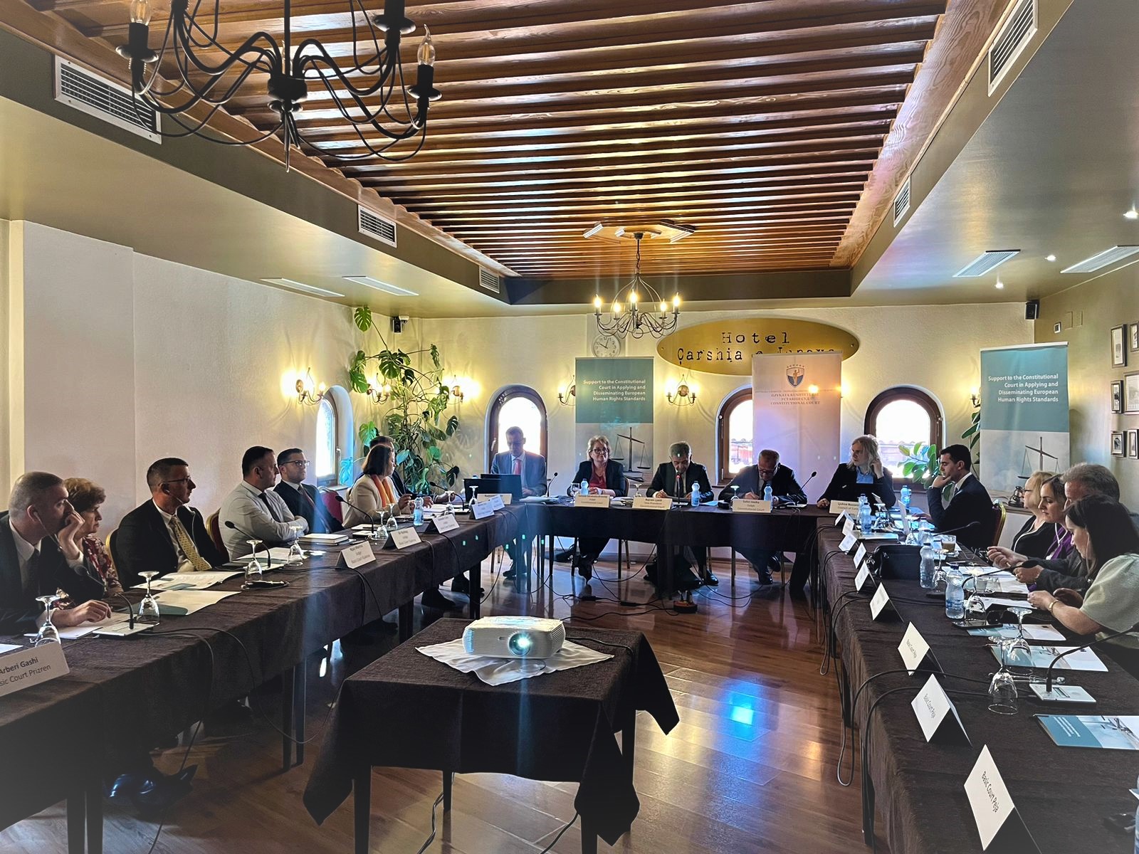 Judges of the Constitutional Court in a joint workshop with judges of ...